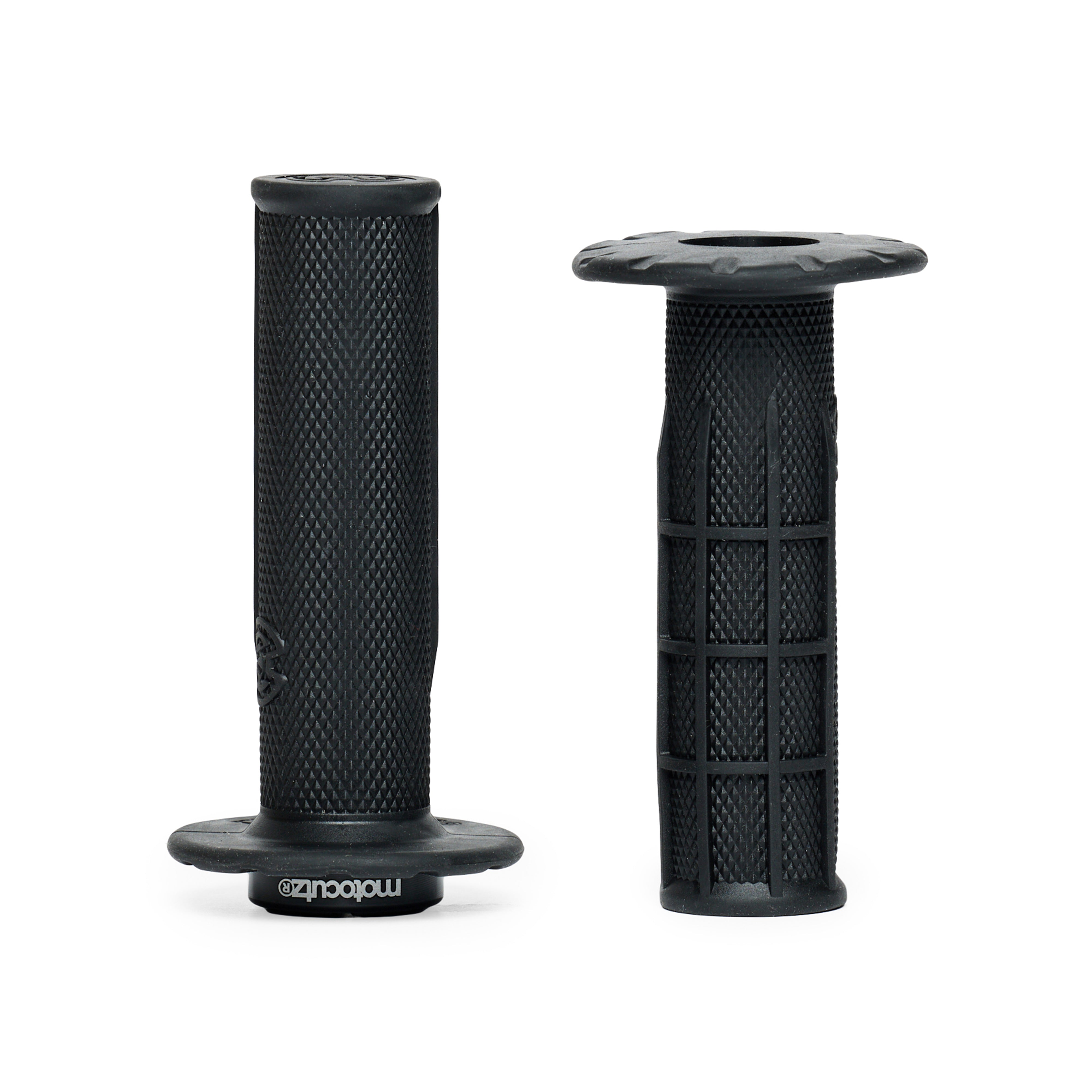 Universal Half Waffle Single Side Bolt-On Grips Black – MotocutzMX