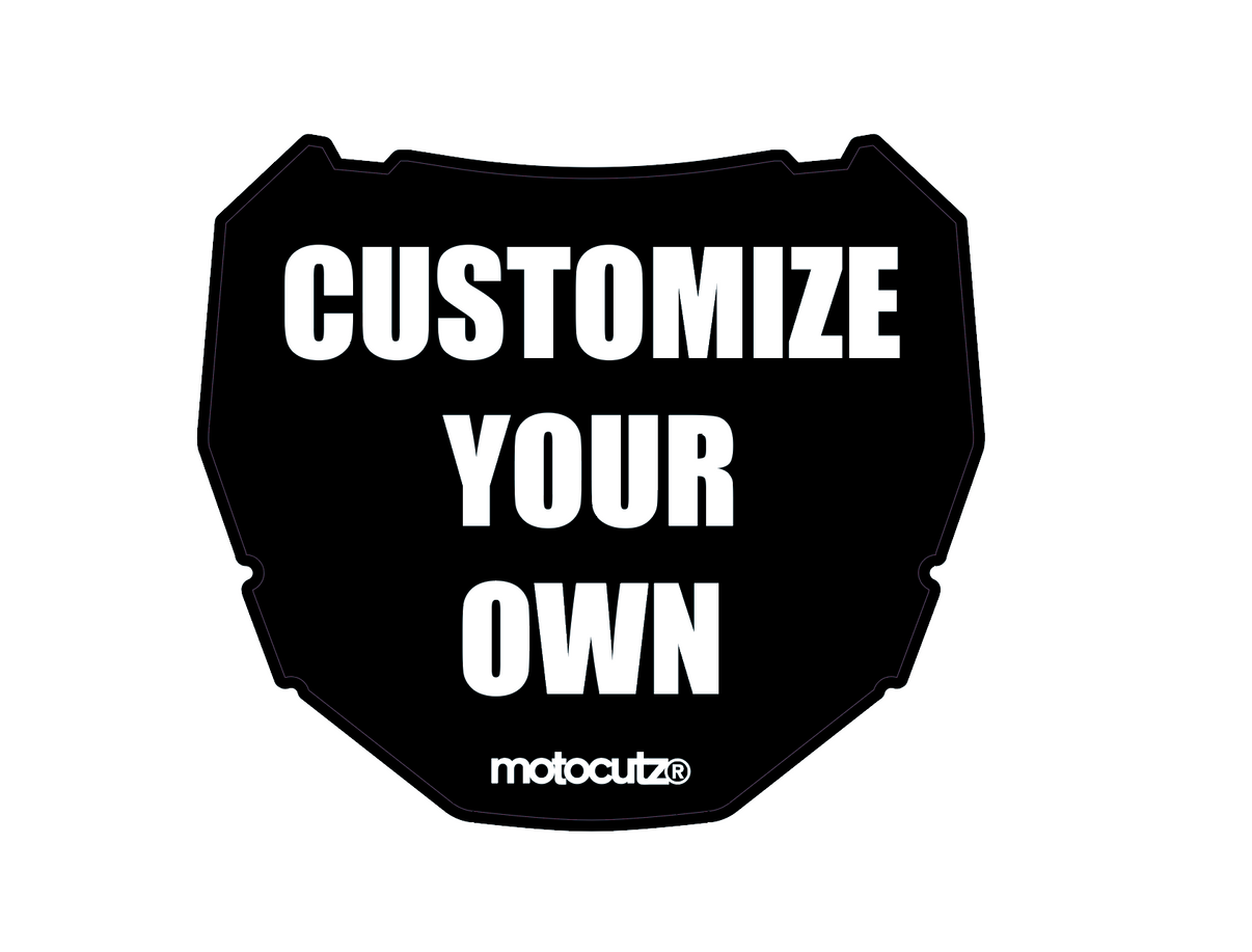 CUSTOM ODI NUMBER PLATE DECAL – MotocutzMX