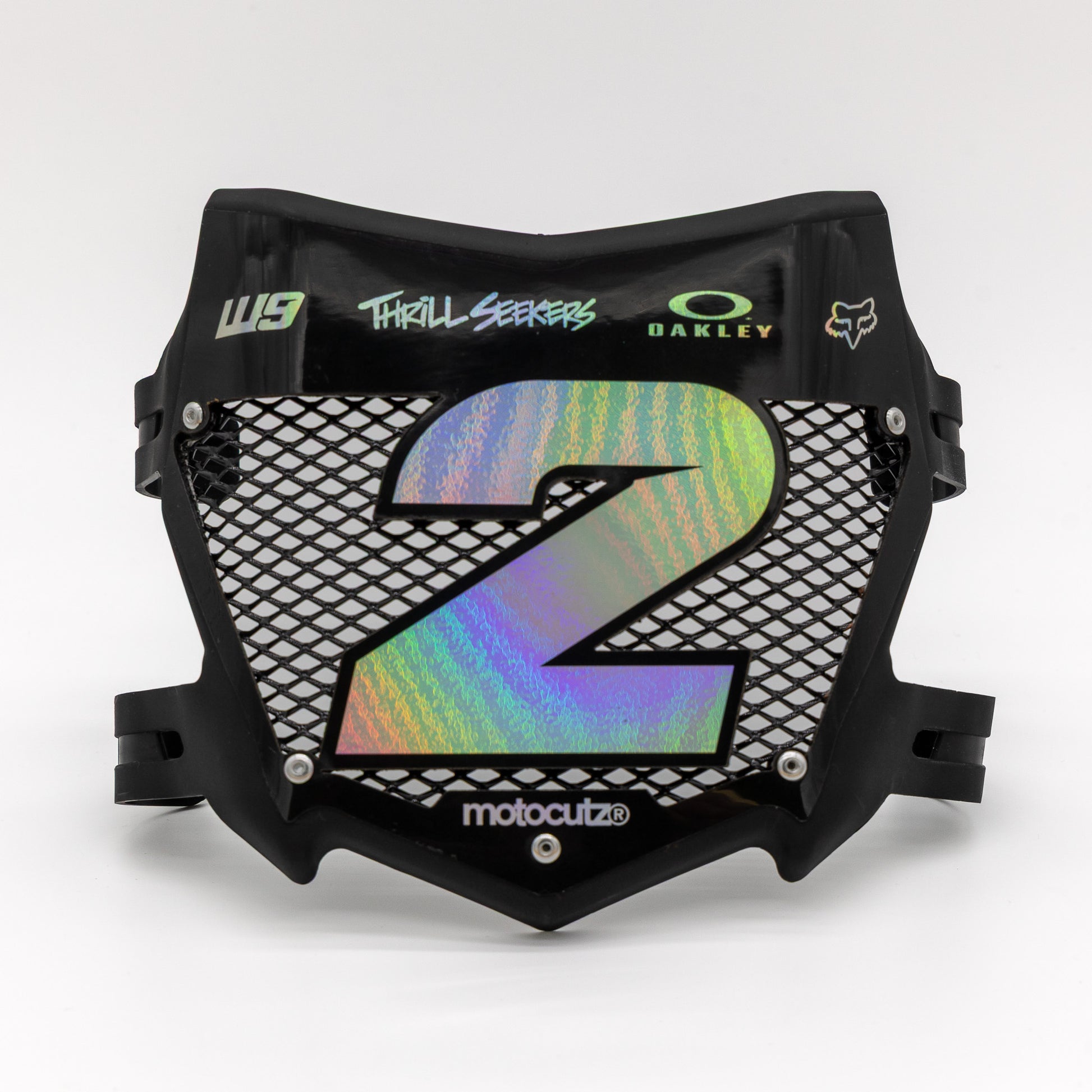 MOTOCUTZ VENTED FRONT NUMBER PLATE PRE7 HOLOGRAM – MotocutzMX